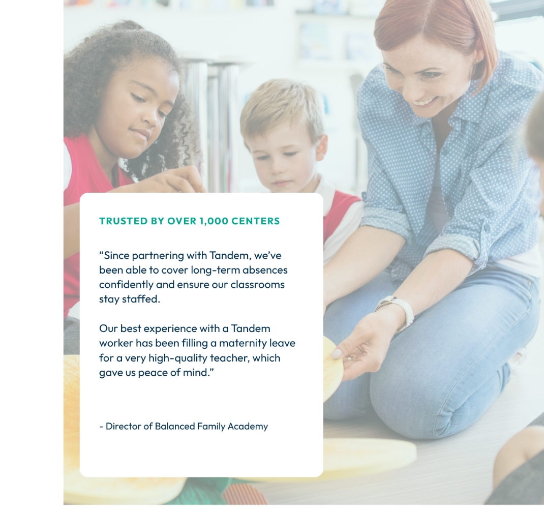 Childcare & Daycare Staffing Made Simple